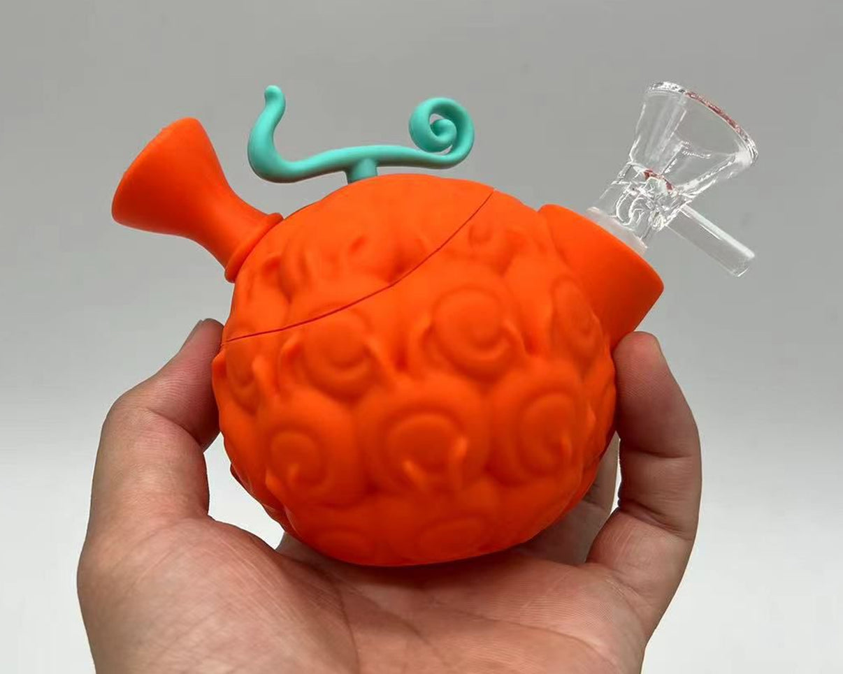 Devil Fruit-Inspired Silicone Water Pipes - Easy To Clean & Durable, f ...